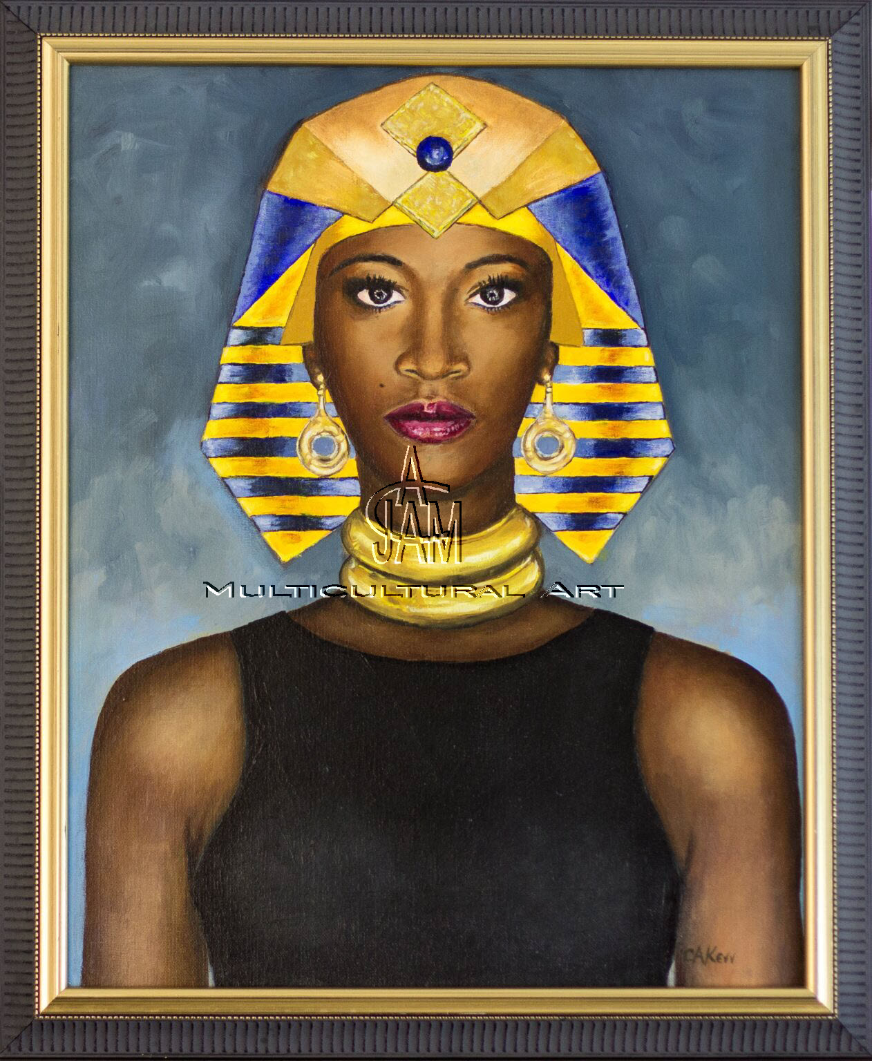 'ATHENA' (original oil painting on canvas board 50.5cm x 40.5cm) - Cajamart