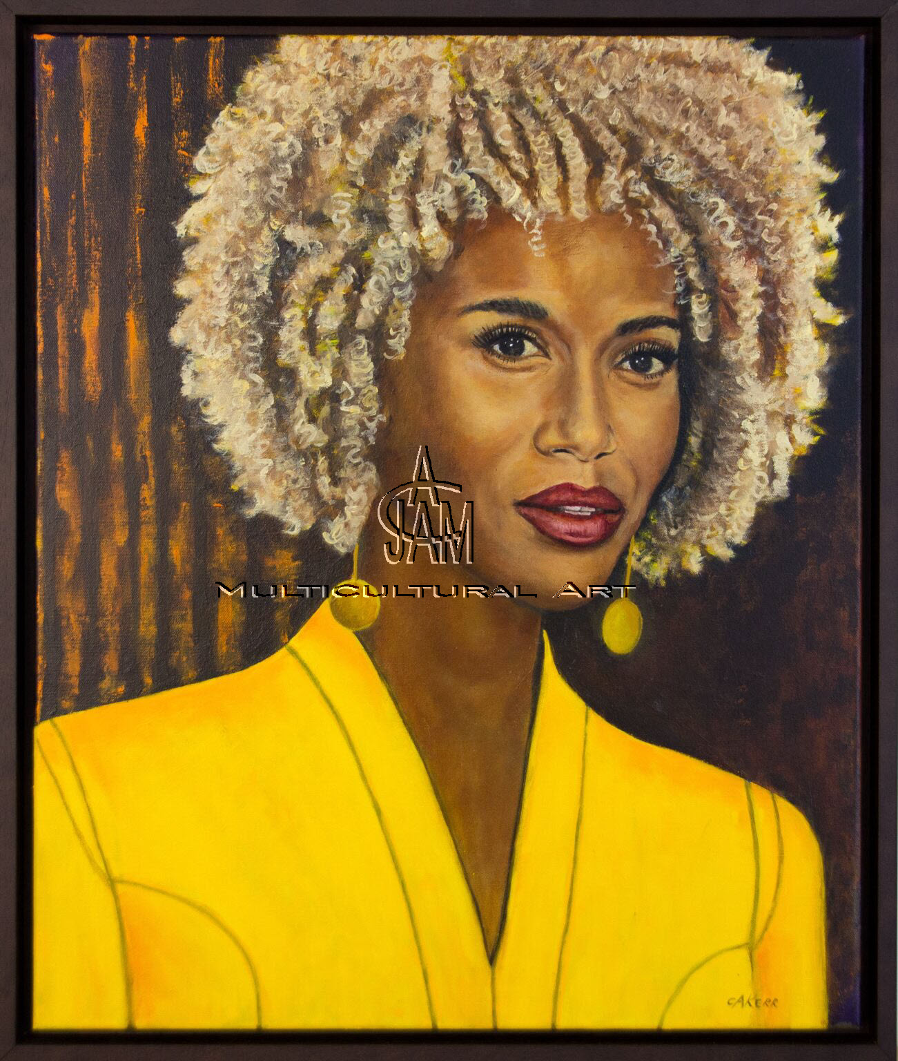 'LAYLA' (original oil painting on canvas 80cm x 80cm) - Cajamart